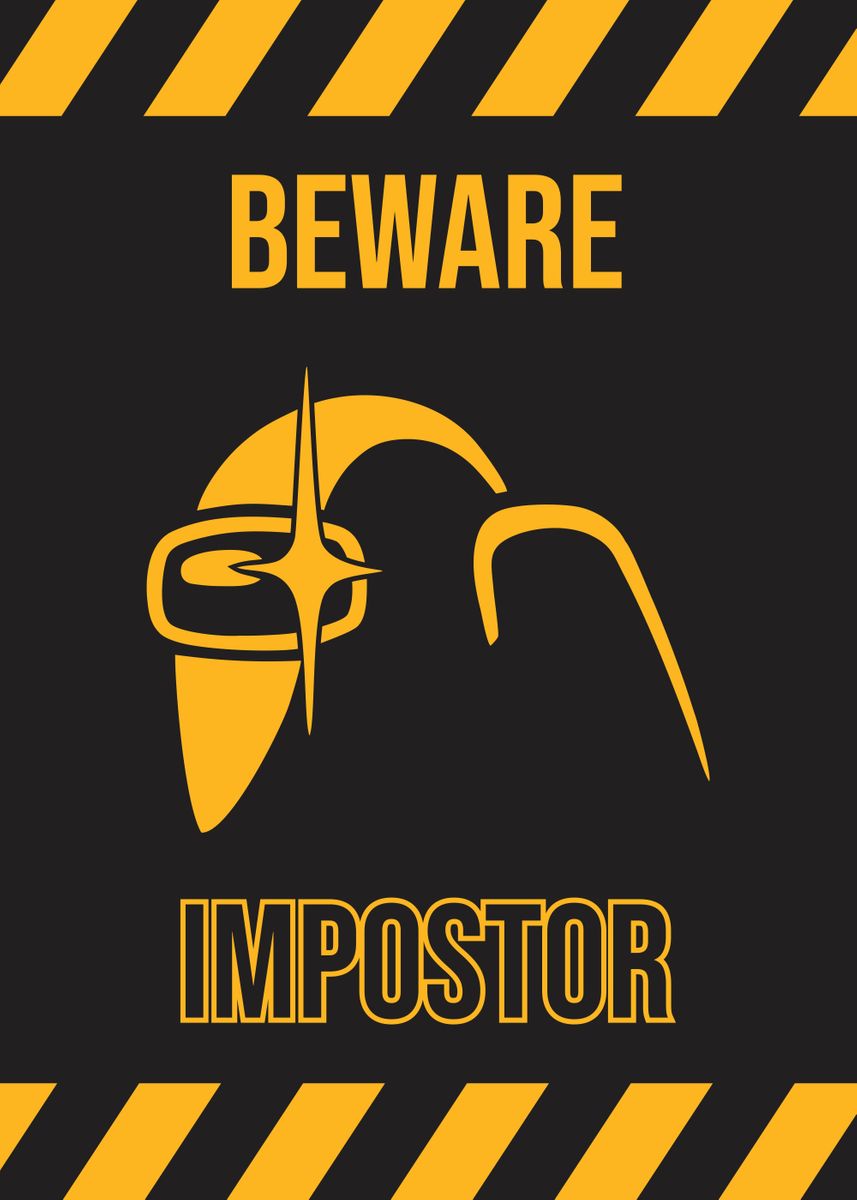 'Beware impostor' Poster, picture, metal print, paint by Rian setiadi ...