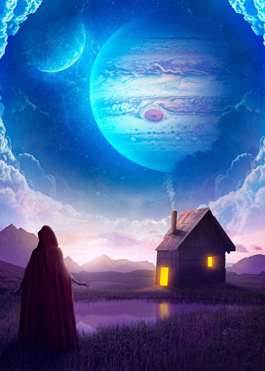 'Magical Land' Poster by peyton robertson | Displate