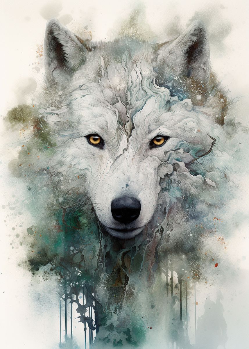 'Howling Wilderness Poster' Poster, picture, metal print, paint by ...