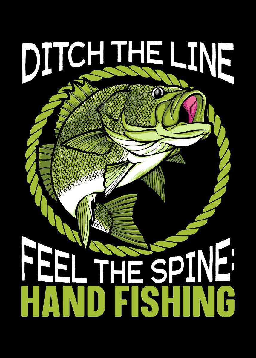 'Hand Fishing Fisherman' Poster by NAO | Displate