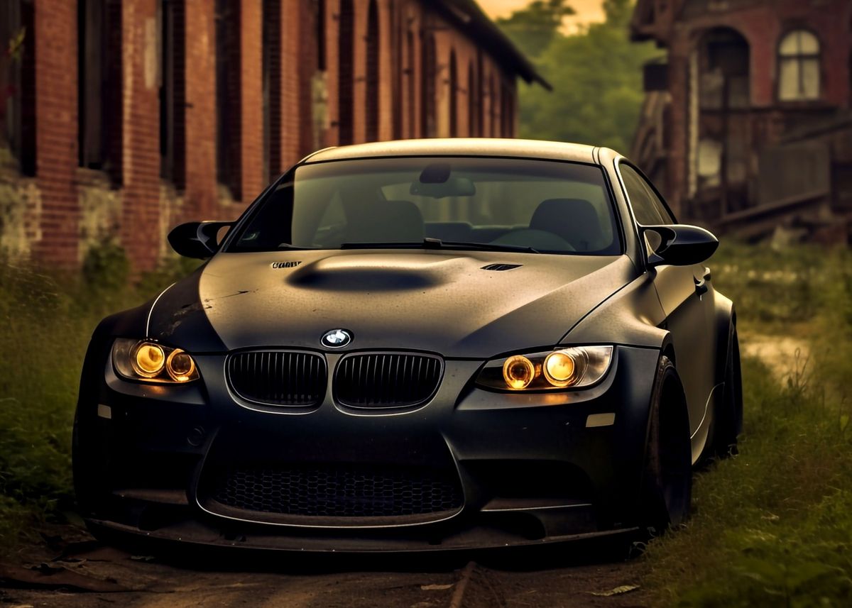 'Bmw m3 car' Poster by FotoKonzepte | Displate