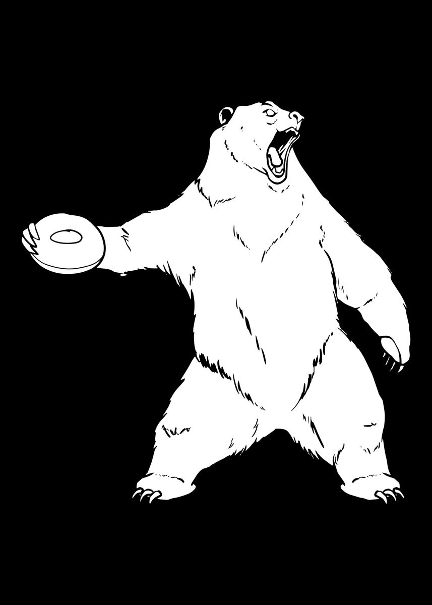 'Disc Golf Frisbee Golf' Poster, picture, metal print, paint by ...