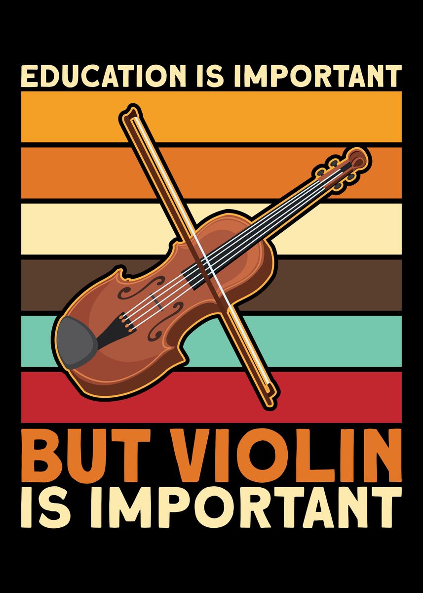'Violinist' Poster by maxdesign | Displate
