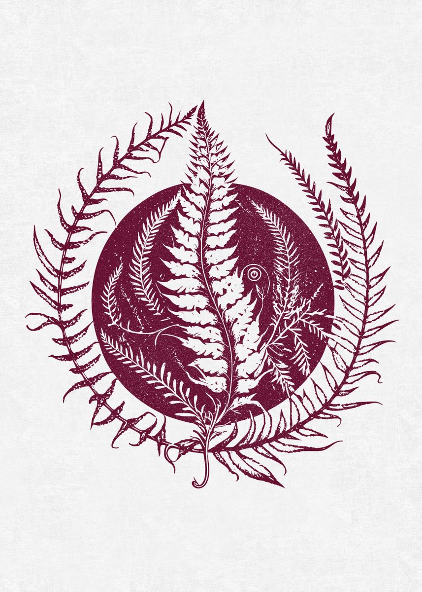 'Witch Fern' Poster by Ilya Danilov | Displate