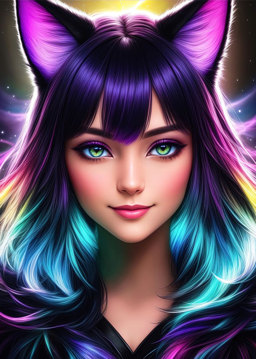 Beautiful Game Anime Girl Poster By Juka Arts Displate