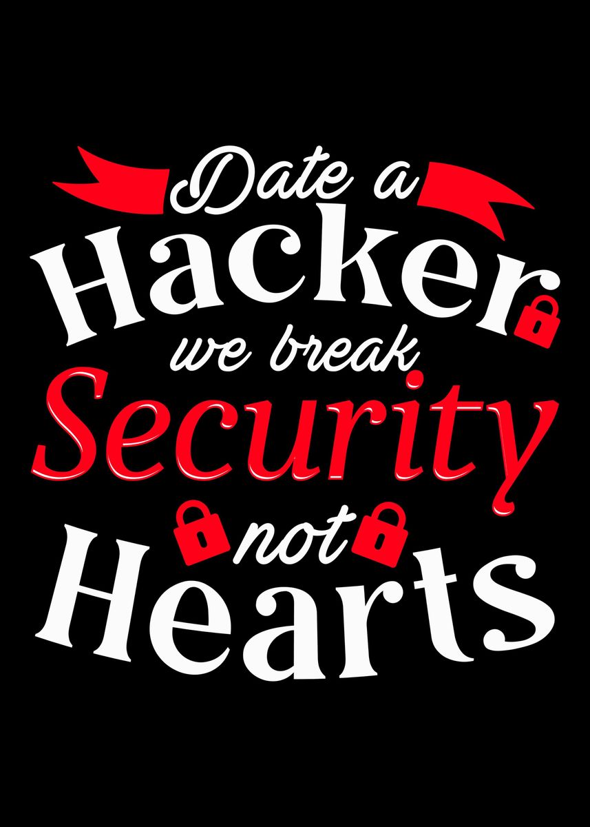 'Cyber Security Hacking IT' Poster, picture, metal print, paint by ...