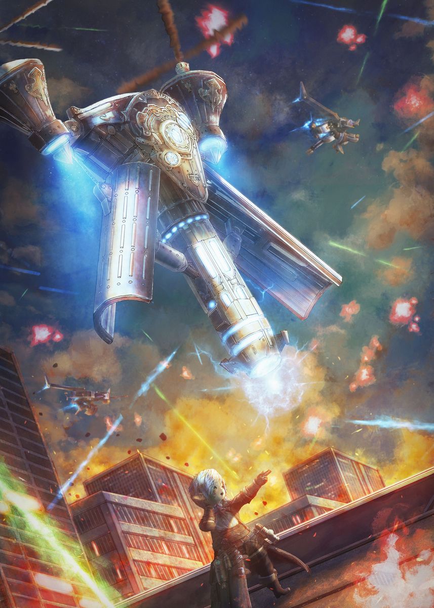 'Lalafell MCH Limit Break 3' Poster, picture, metal print, paint by ...