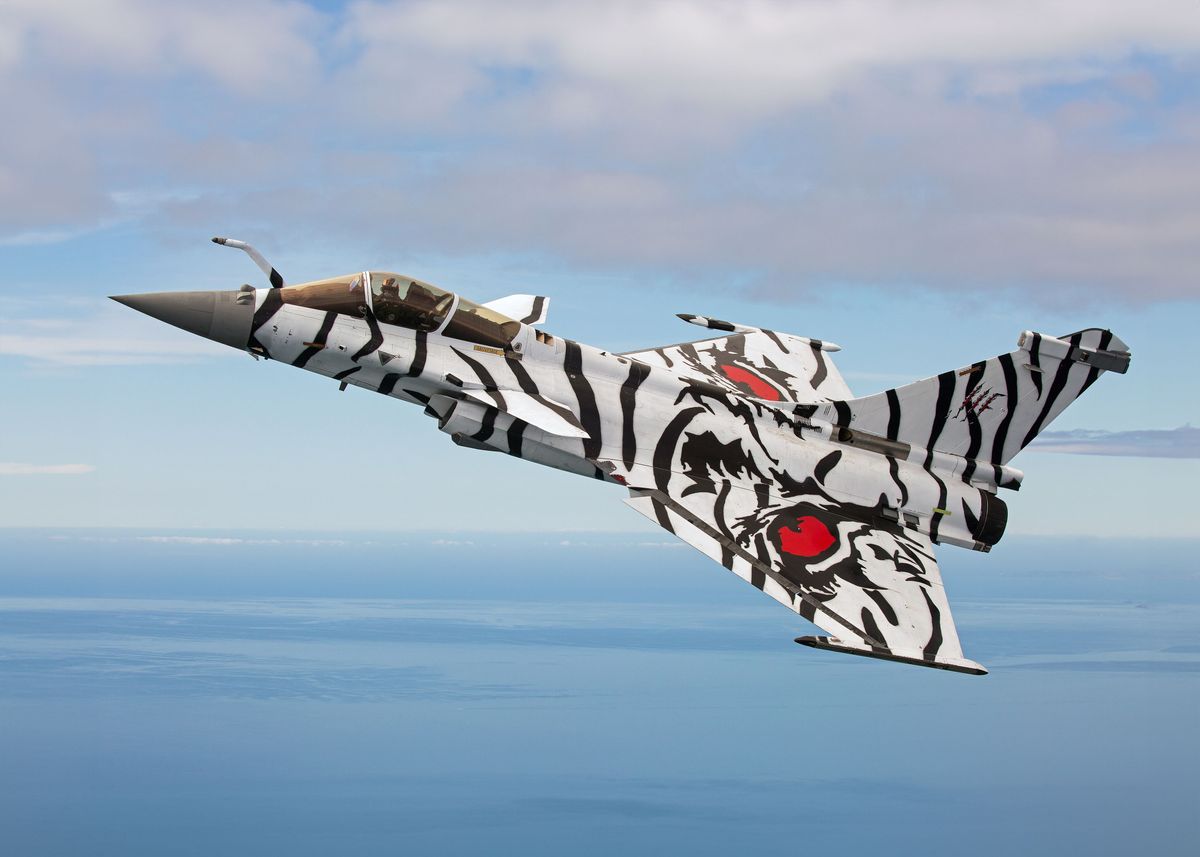 'Rafale Marine Tiger Meet ' Poster by Até CHUET | Displate