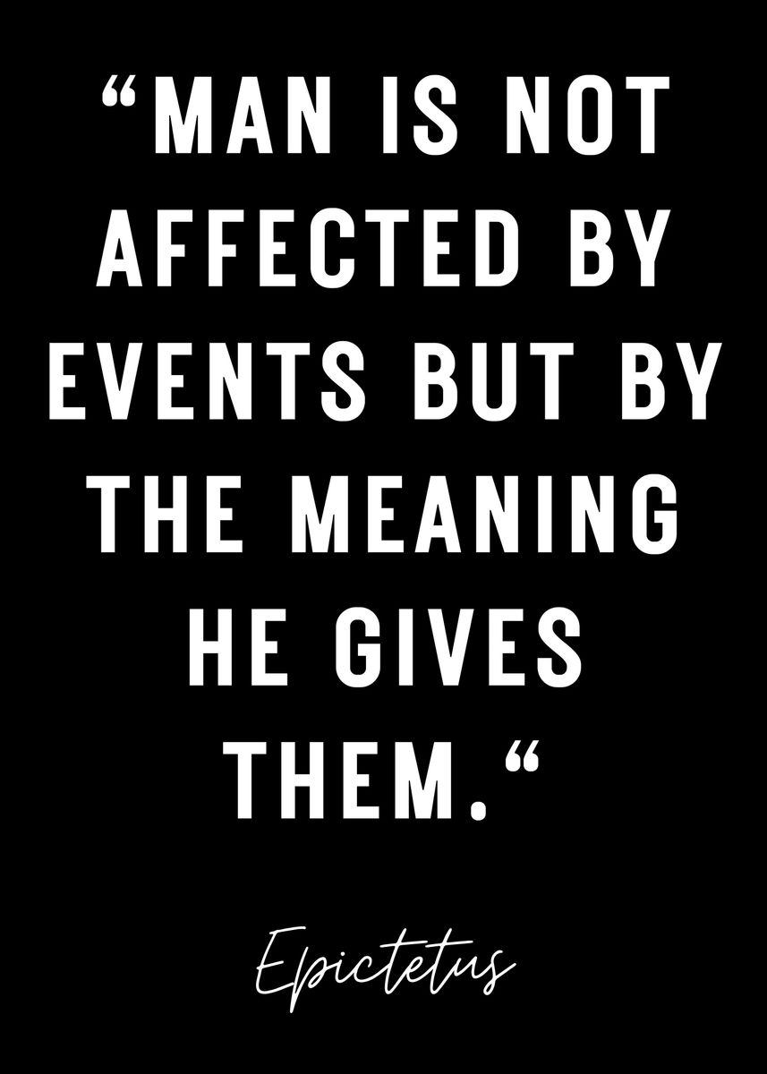 'Epictetus' Poster, picture, metal print, paint by Yess | Displate