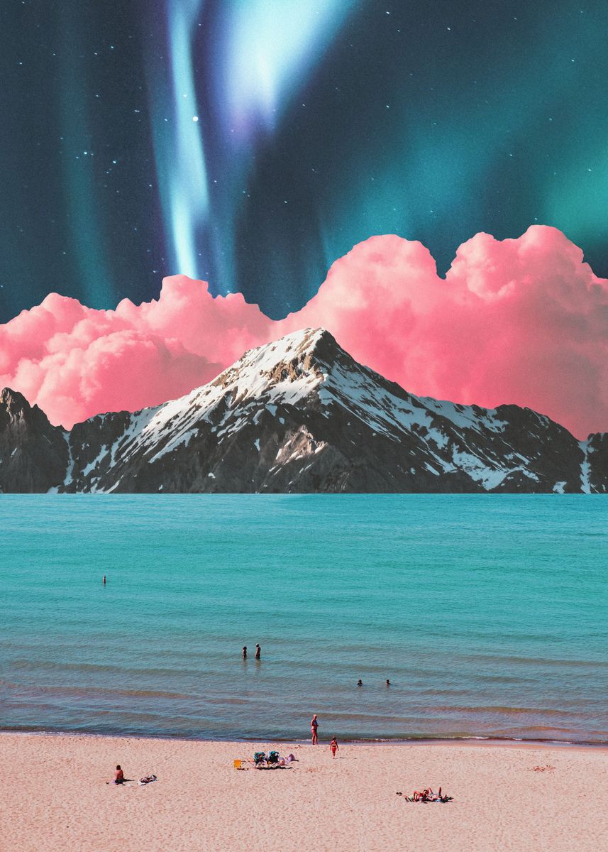 'CONTRAST' Poster, picture, metal print, paint by SENSETUS | Displate