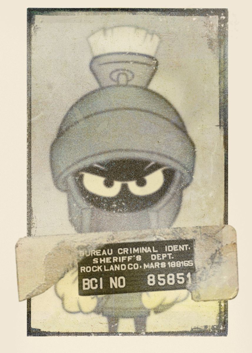 'Martian Malarkey' Poster, picture, metal print, paint by Looney Tunes ...