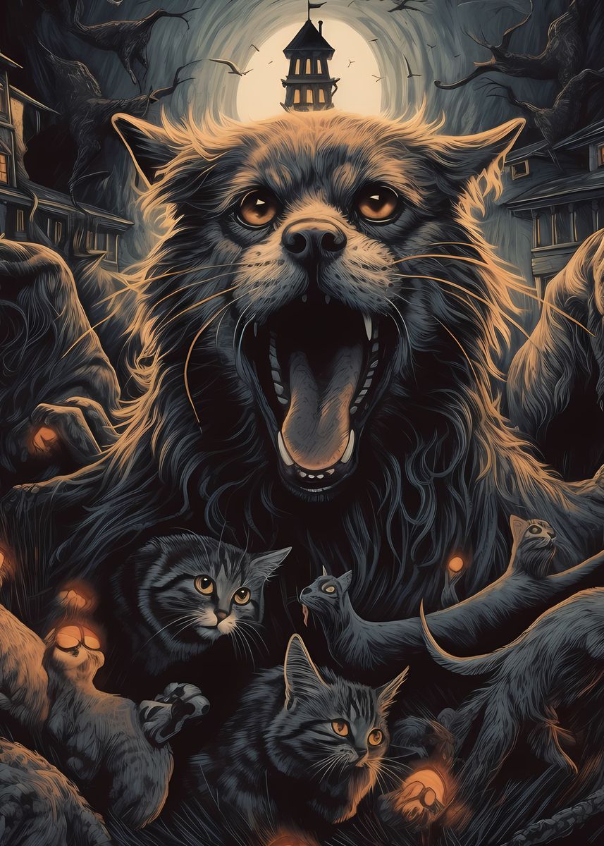 'Beware the Beast' Poster, picture, metal print, paint by Oizy ...