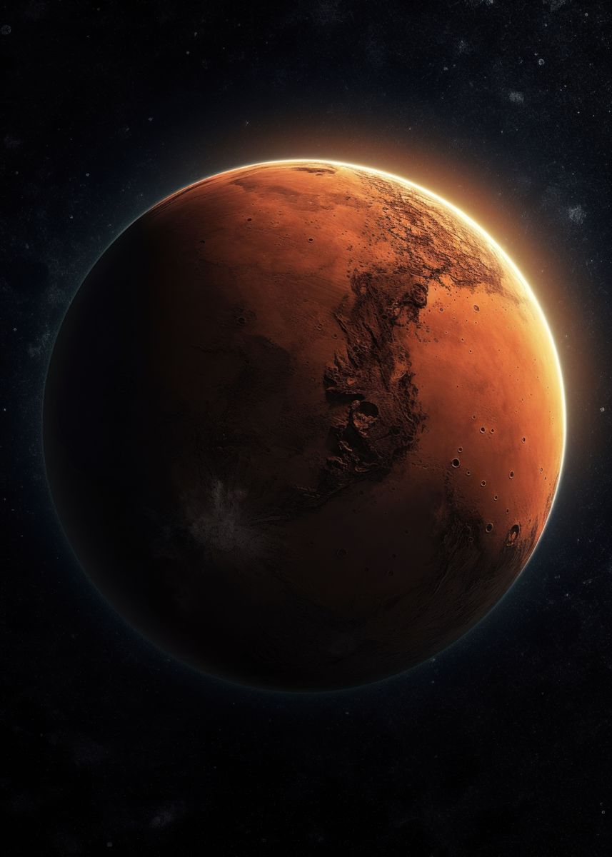 'Mars' Poster, picture, metal print, paint by DM Photography | Displate