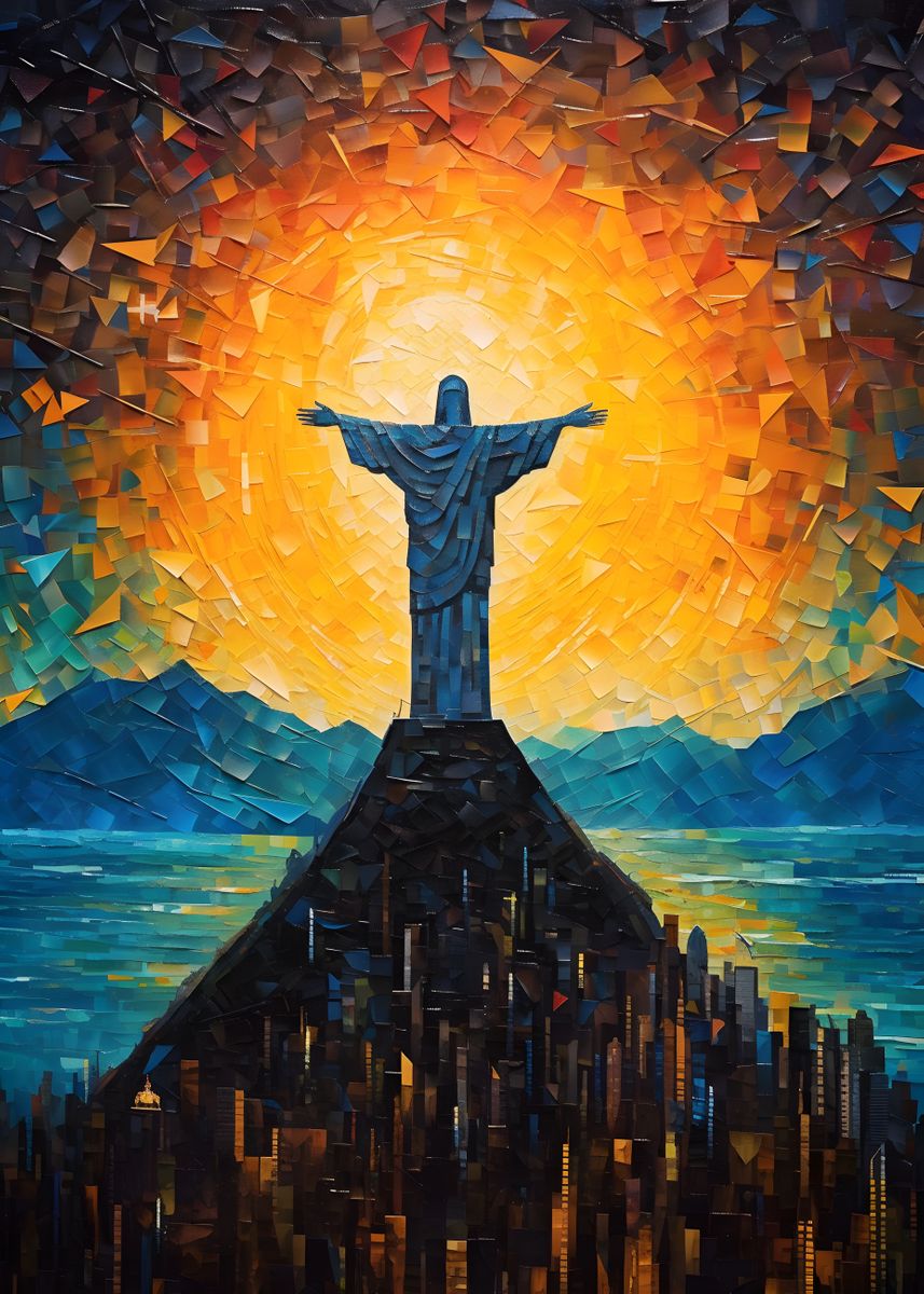 'Rio Art' Poster by 24Pixel | Displate