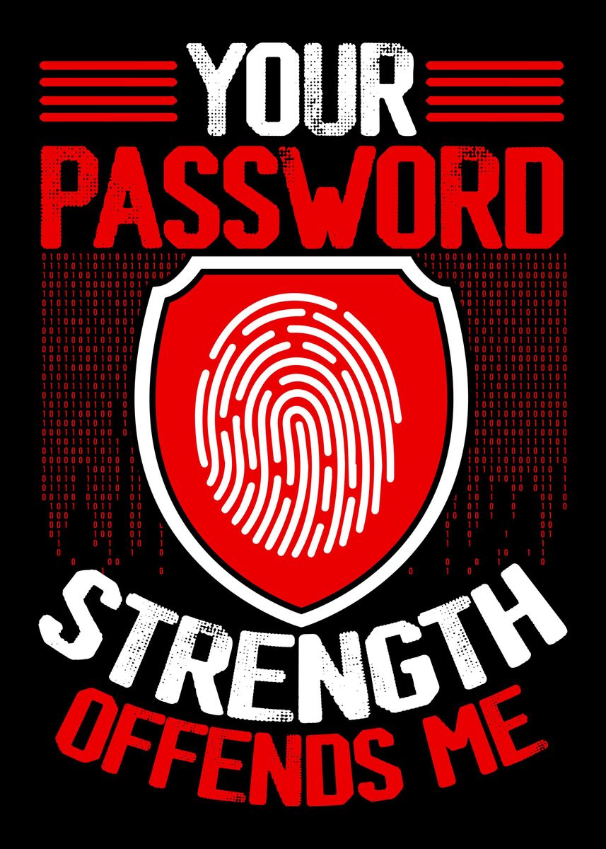 'Cyber Security Hacking IT' Poster, picture, metal print, paint by ...