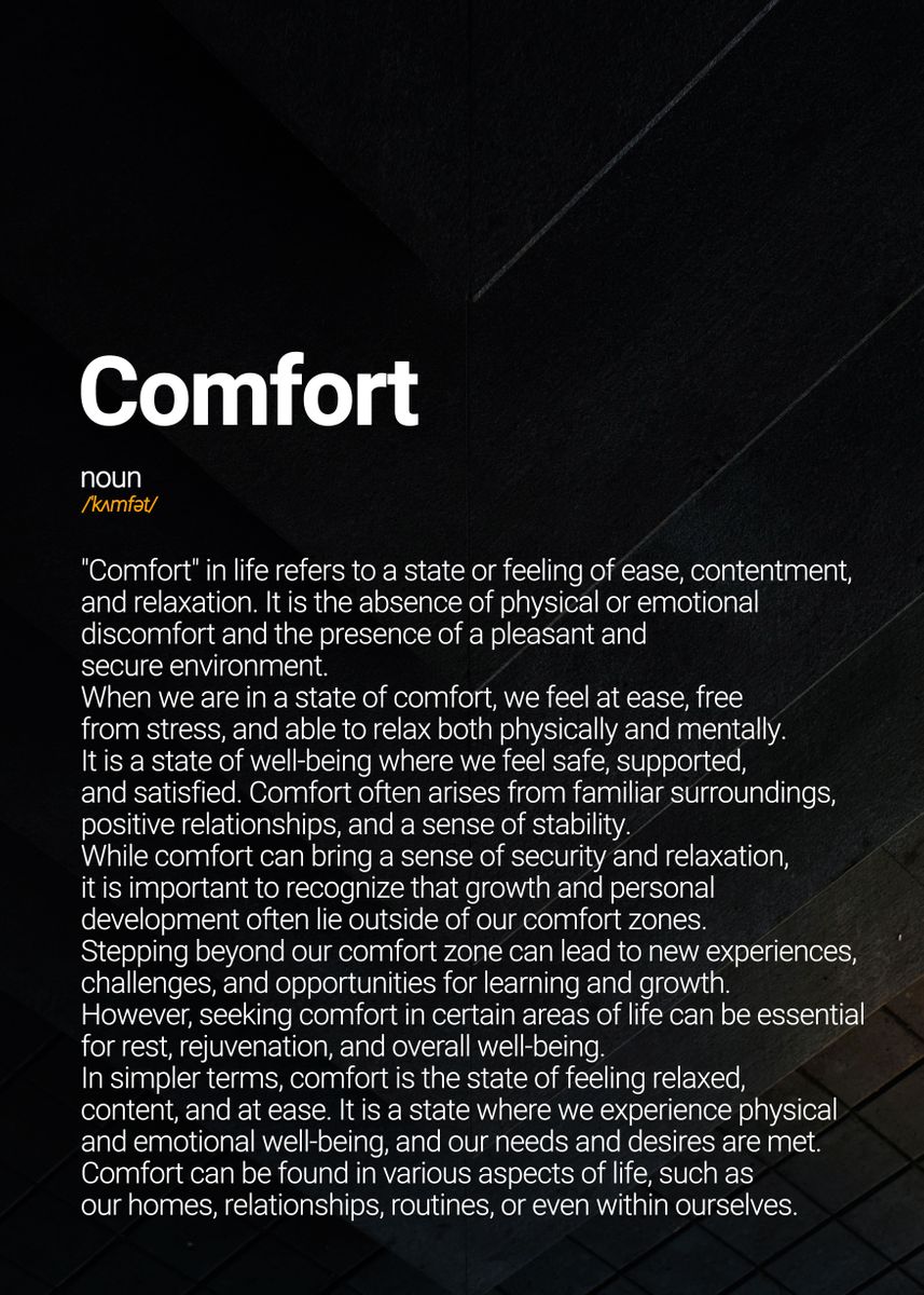 'Comfort' Poster, picture, metal print, paint by Mr Penguin | Displate