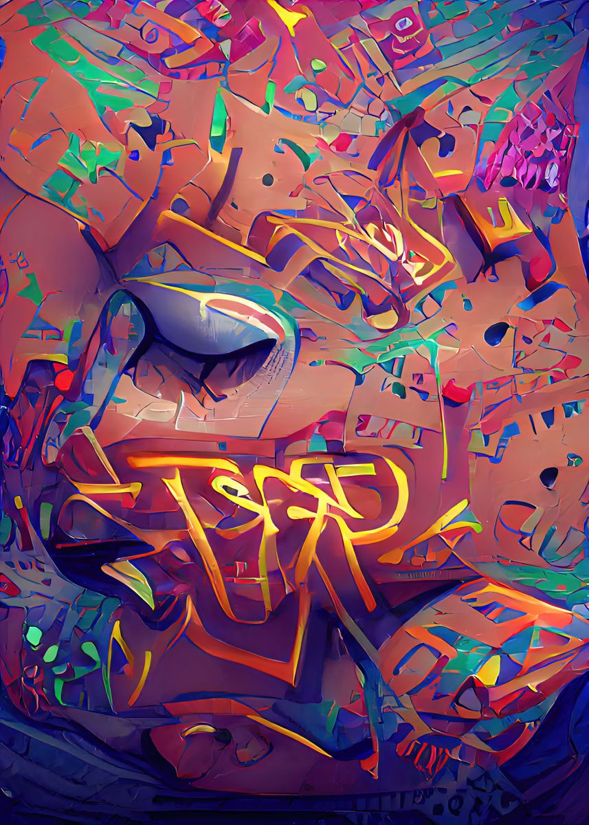 'Grafitti Draw' Poster, picture, metal print, paint by Grafitti Poster ...