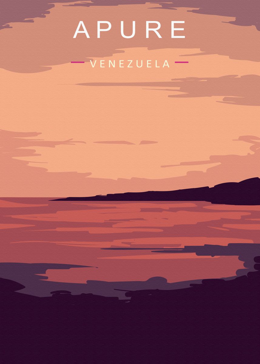 'Apure' Poster, picture, metal print, paint by Le Thi Thu Hien | Displate