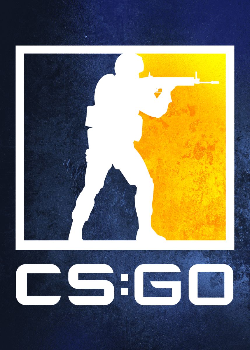 'Game Logo' Poster, picture, metal print, paint by Counter-Strike | Displate