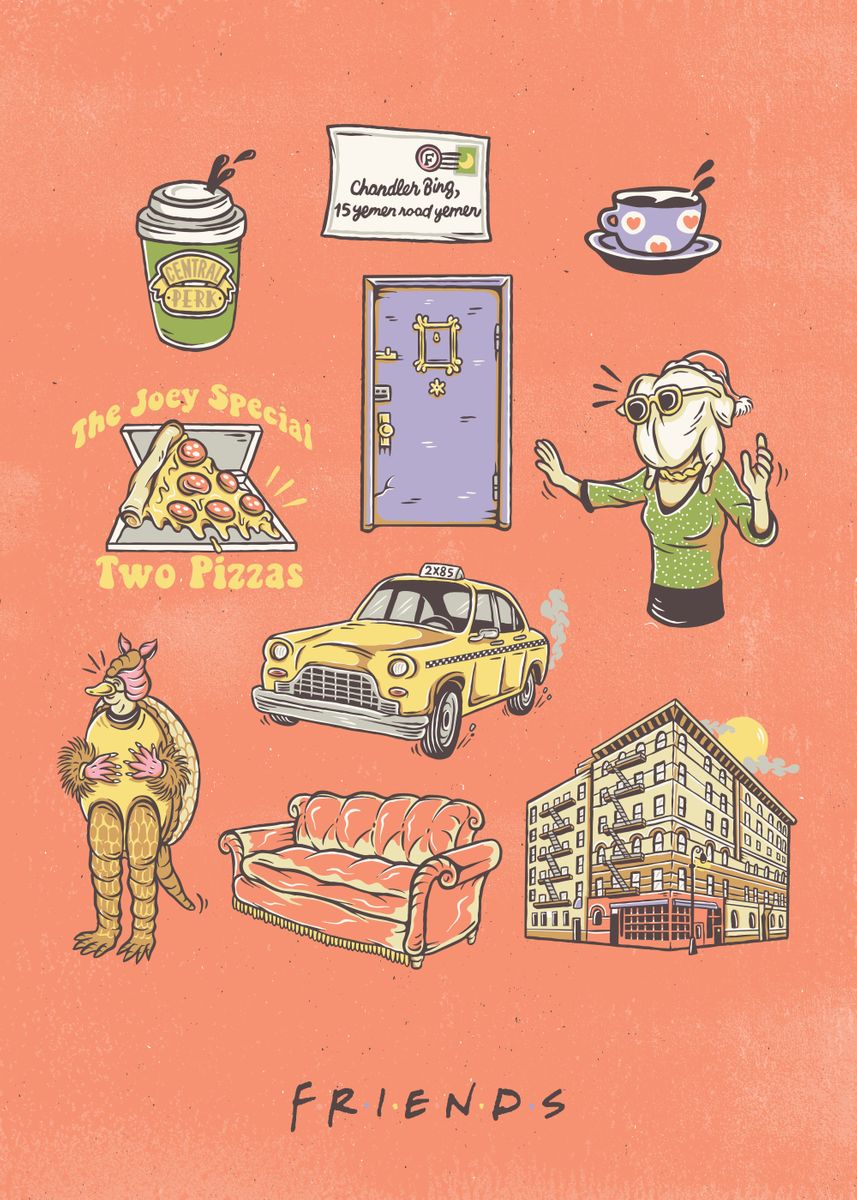 'The Joey Special' Poster, picture, metal print, paint by Friends ...