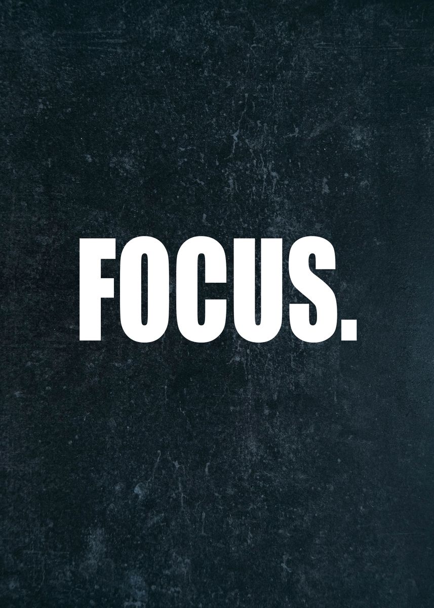 'Focus' Poster, picture, metal print, paint by 3am | Displate