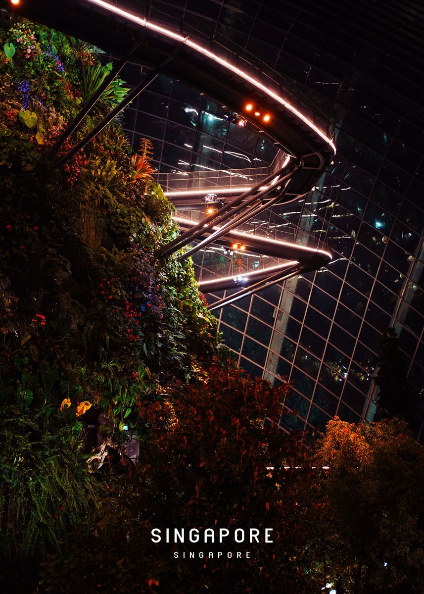 'Singapore ' Poster, picture, metal print, paint by Explore Universe | Displate