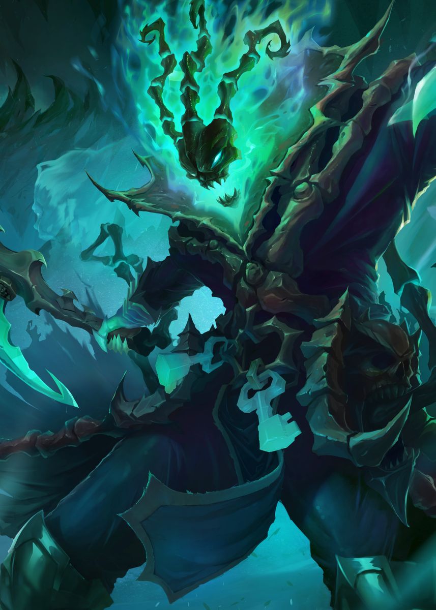 'Thresh Vertical' Poster, picture, metal print, paint by League of ...