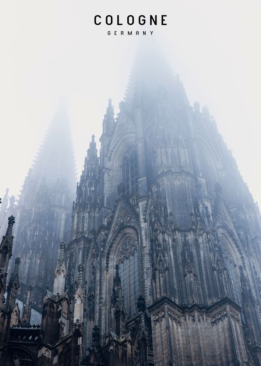 'Cologne ' Poster, picture, metal print, paint by Famous City | Displate