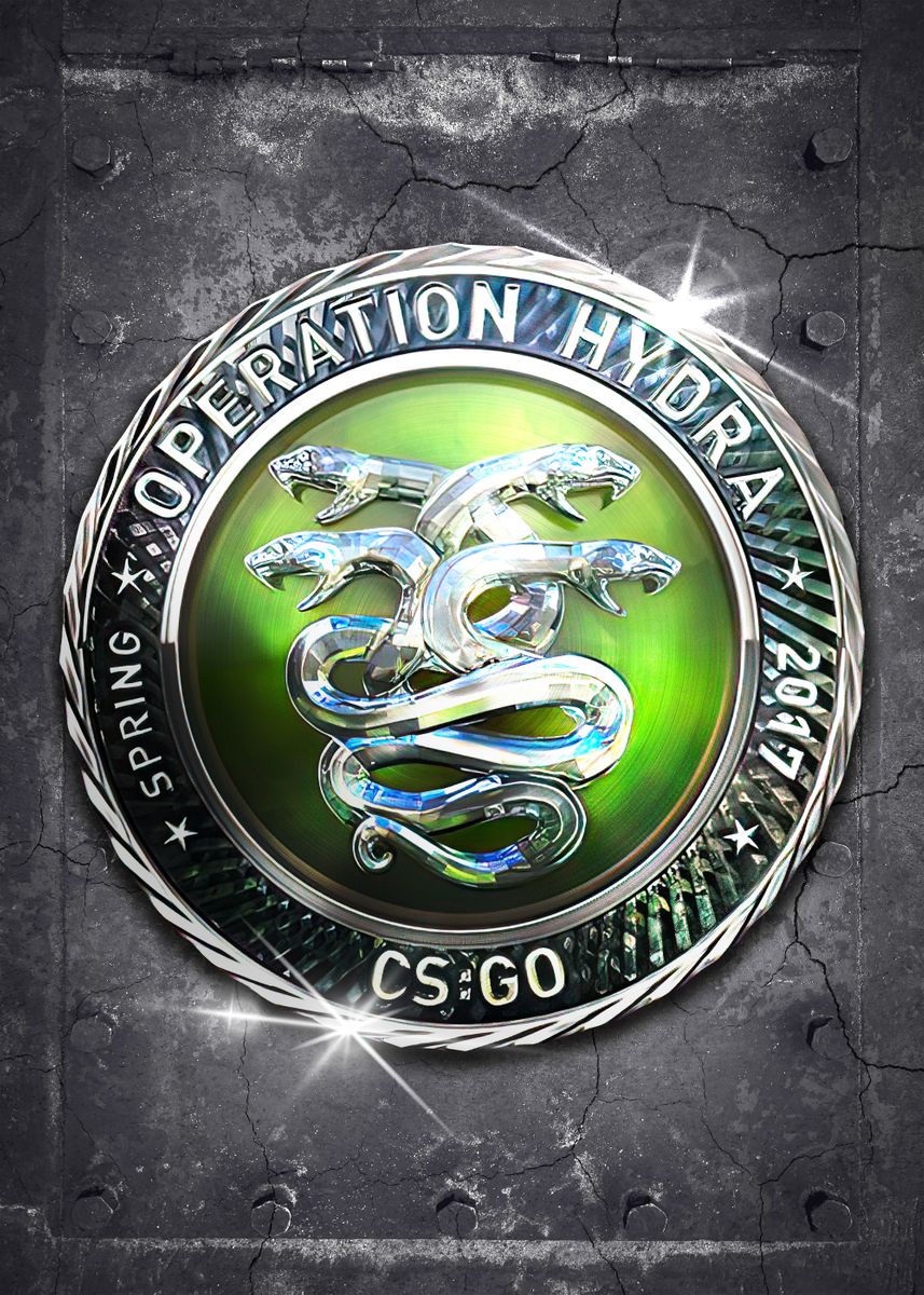 'Operation Hydra' Poster, picture, metal print, paint by Counter-Strike | Displate