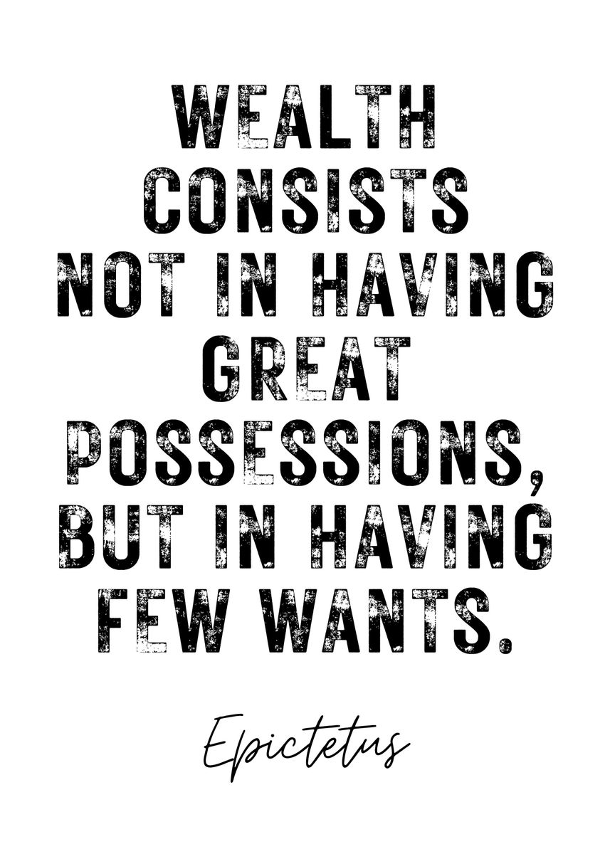 'Epictetus' Poster, picture, metal print, paint by Yess | Displate