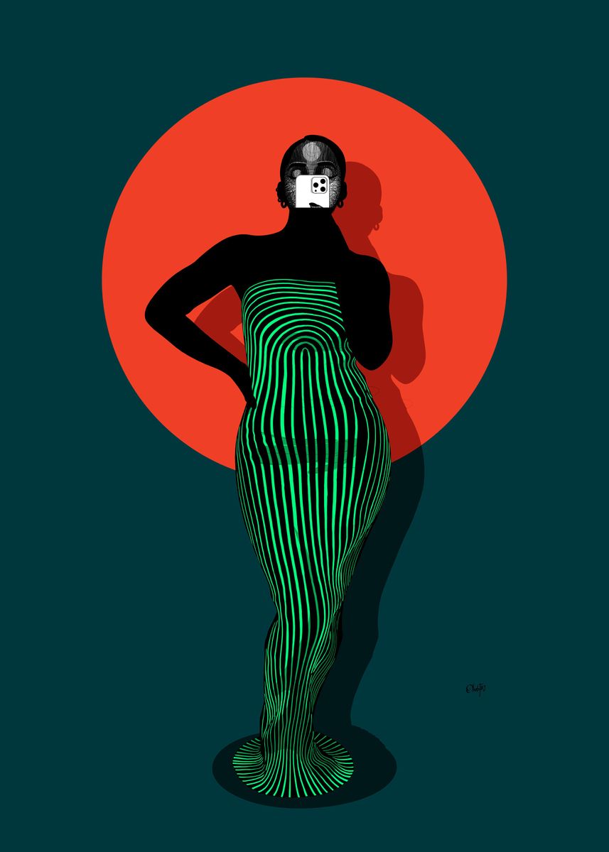 'I am Female' Poster, picture, metal print, paint by TBJ Ohab | Displate