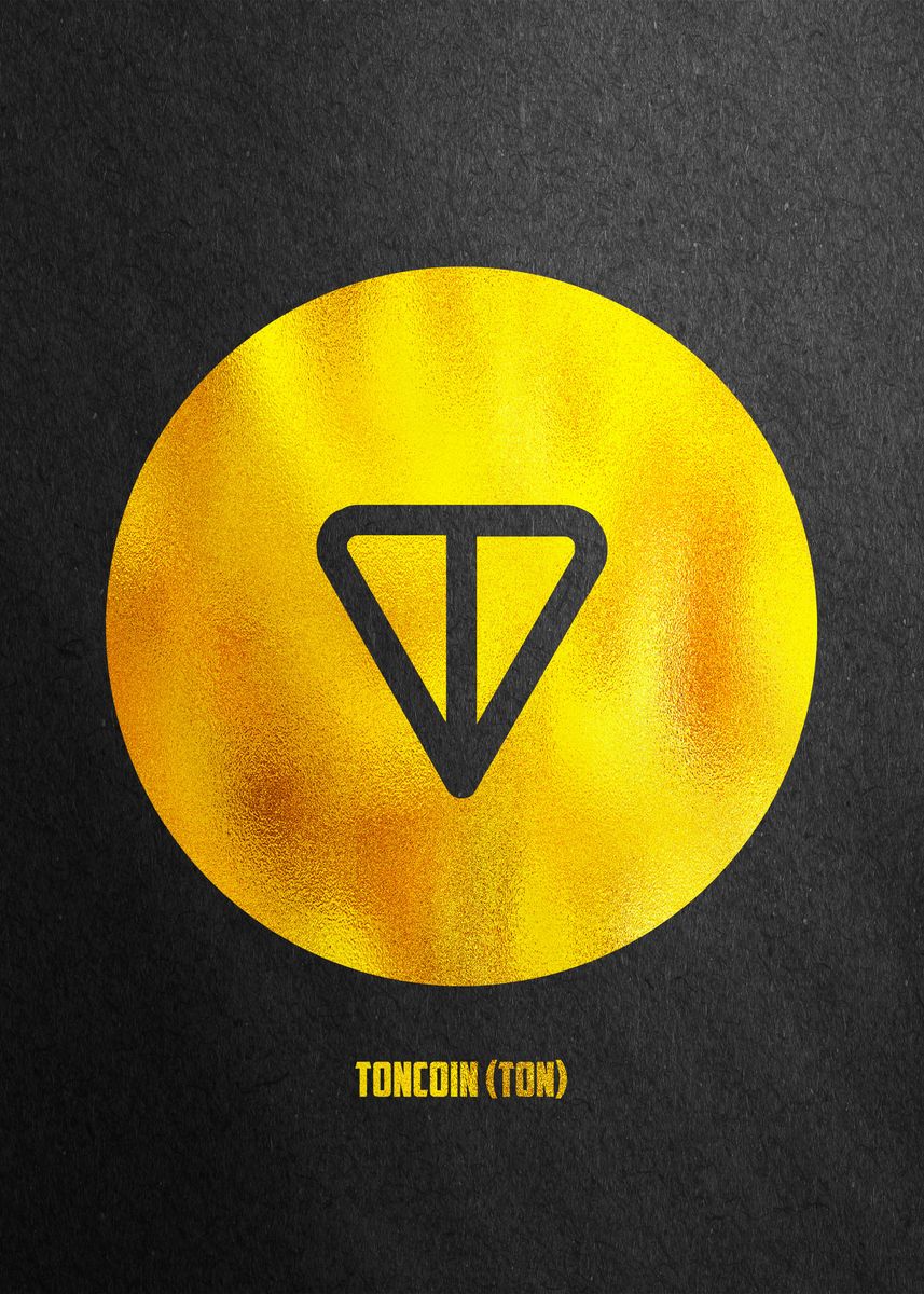 'TON Coin' Poster by Trending Music Retro | Displate