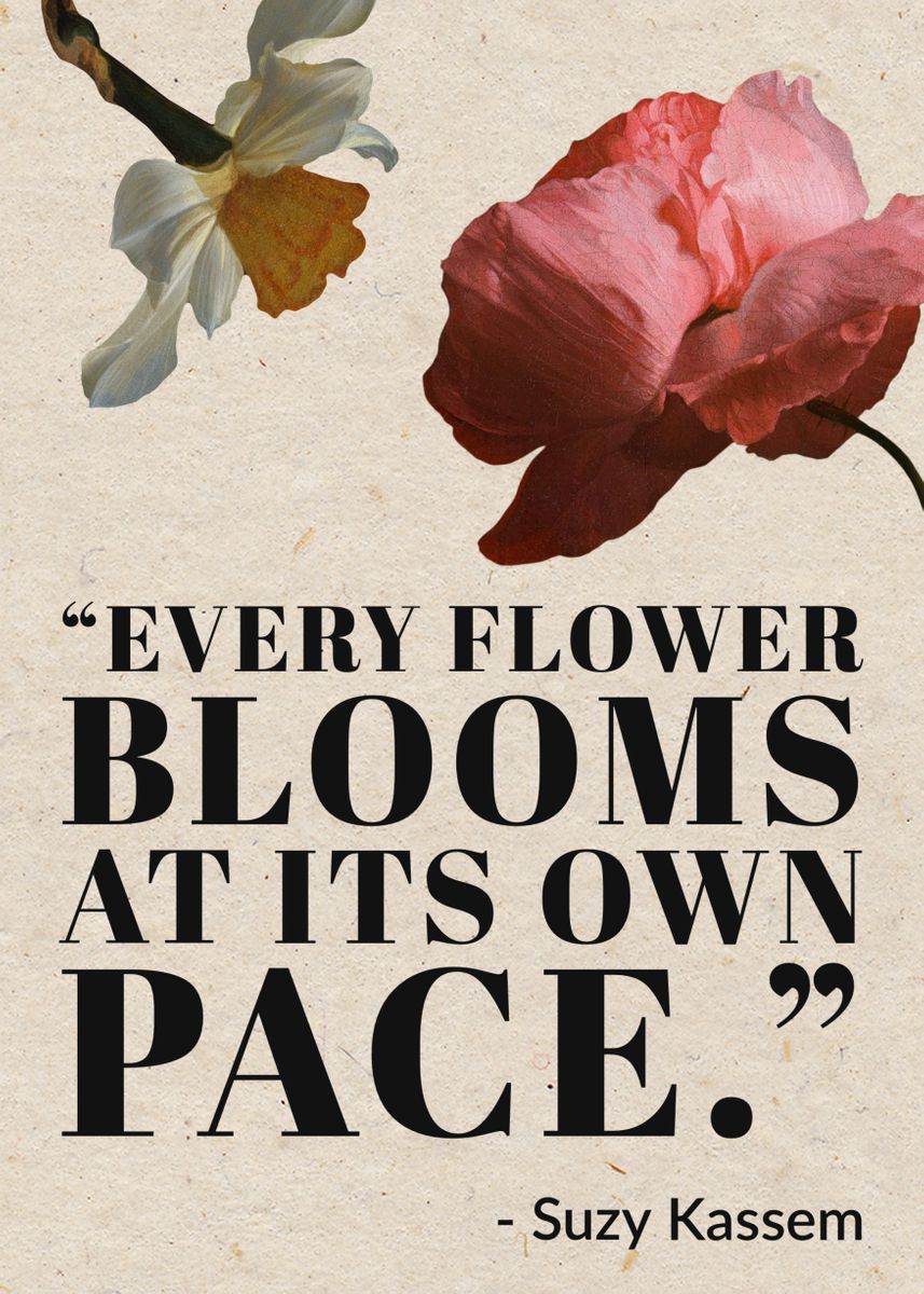 'Floral Inspiration' Poster, picture, metal print, paint by BlackBook ...