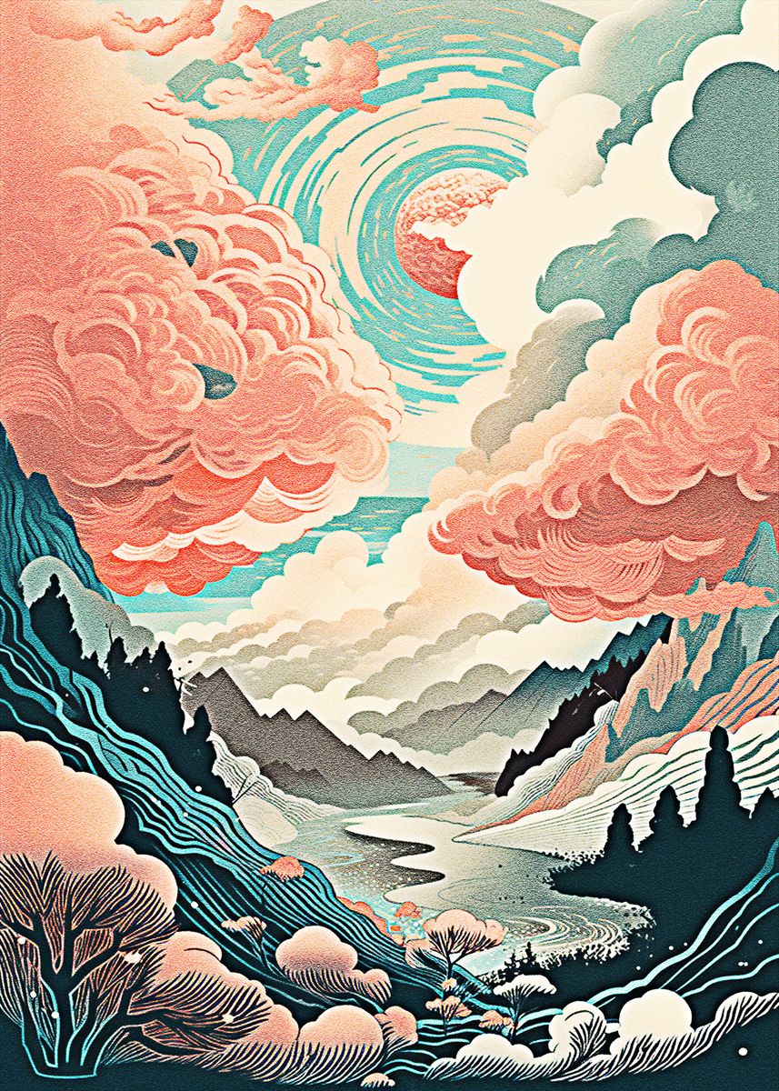 'Wild landscapes' Poster, picture, metal print, paint by Fachrul Abqary ...