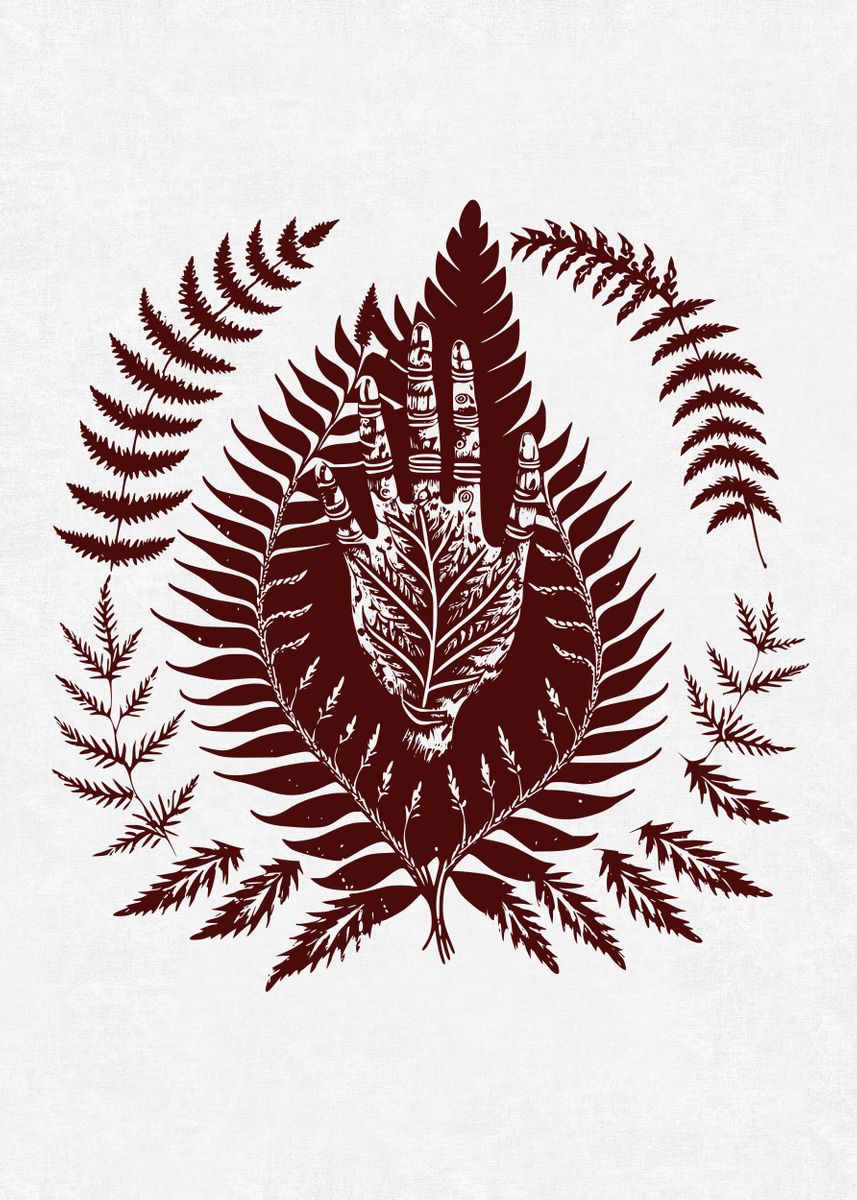'Witch Fern' Poster by Ilya Danilov | Displate