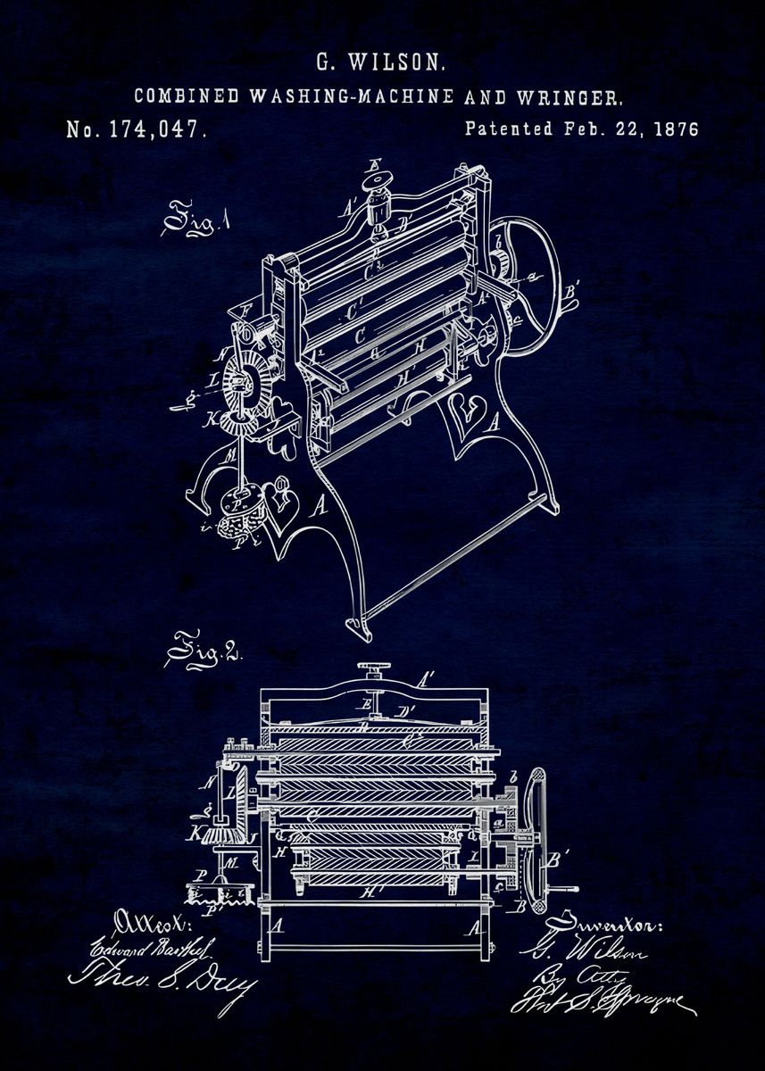 'Combined Washing Machine' Poster by RickyEKelly | Displate