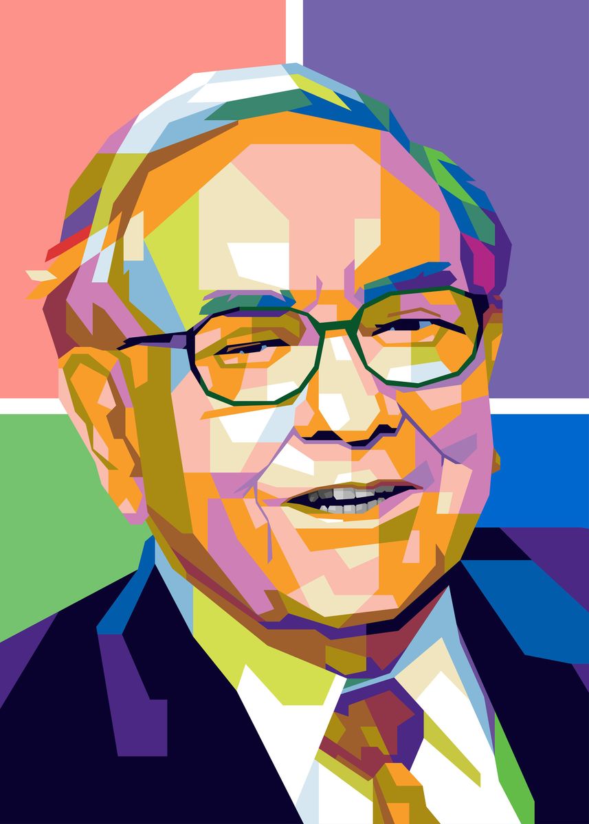 'Warren Buffett' Poster by Erick Sato | Displate