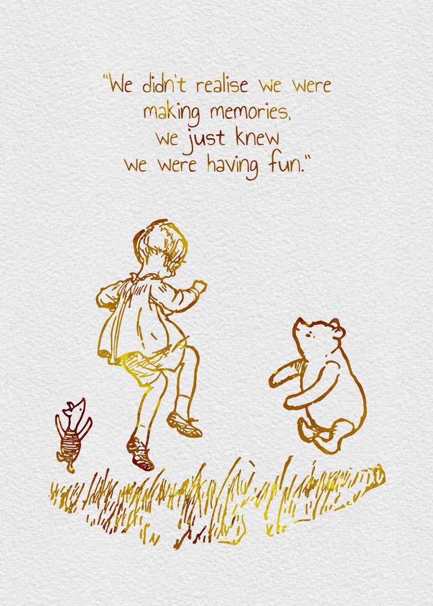 'Bear Quotes Nursery Art' Poster, picture, metal print, paint by ...