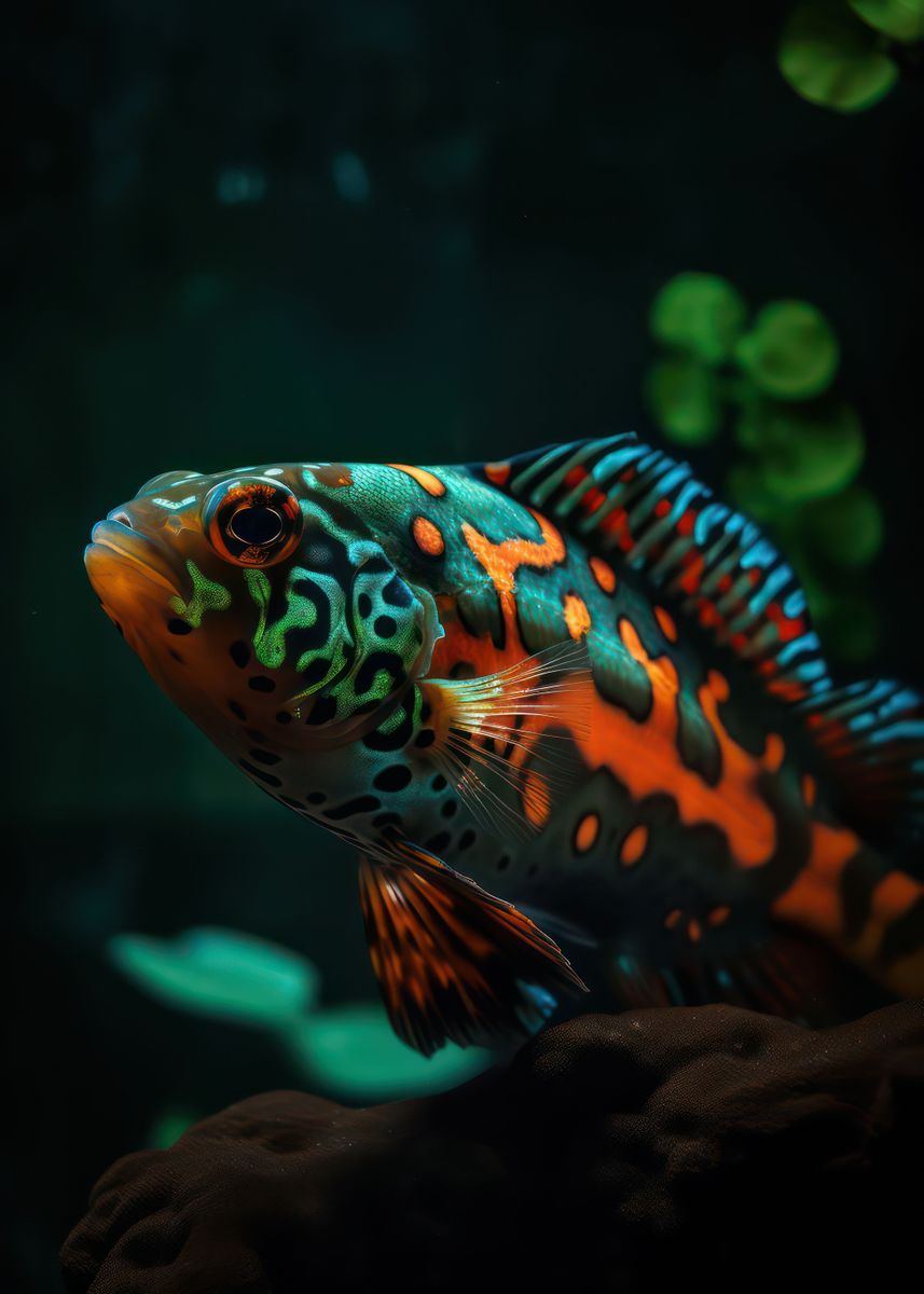 'Colorful fish' Poster by Zooscape Wildlife | Displate