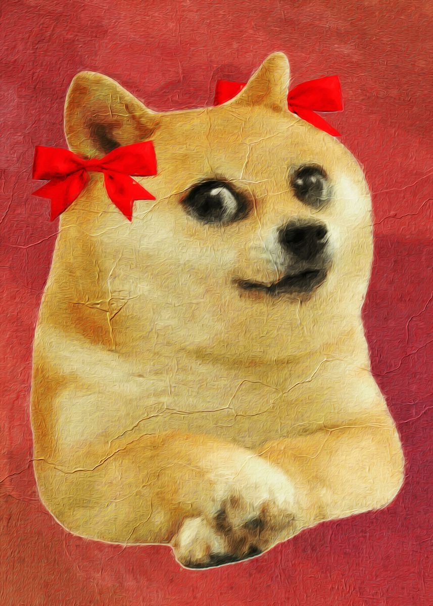 'Doge meme' Poster by Meme Daily | Displate