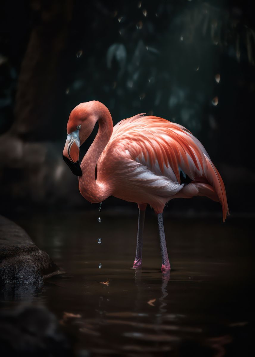 'Pink beauty' Poster by Zooscape Wildlife | Displate