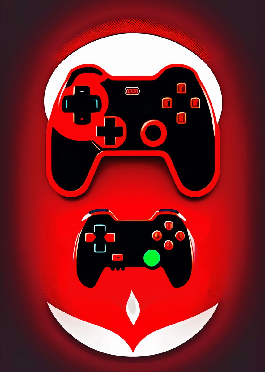 'the game stick' Poster, picture, metal print, paint by GARFTE LE ...