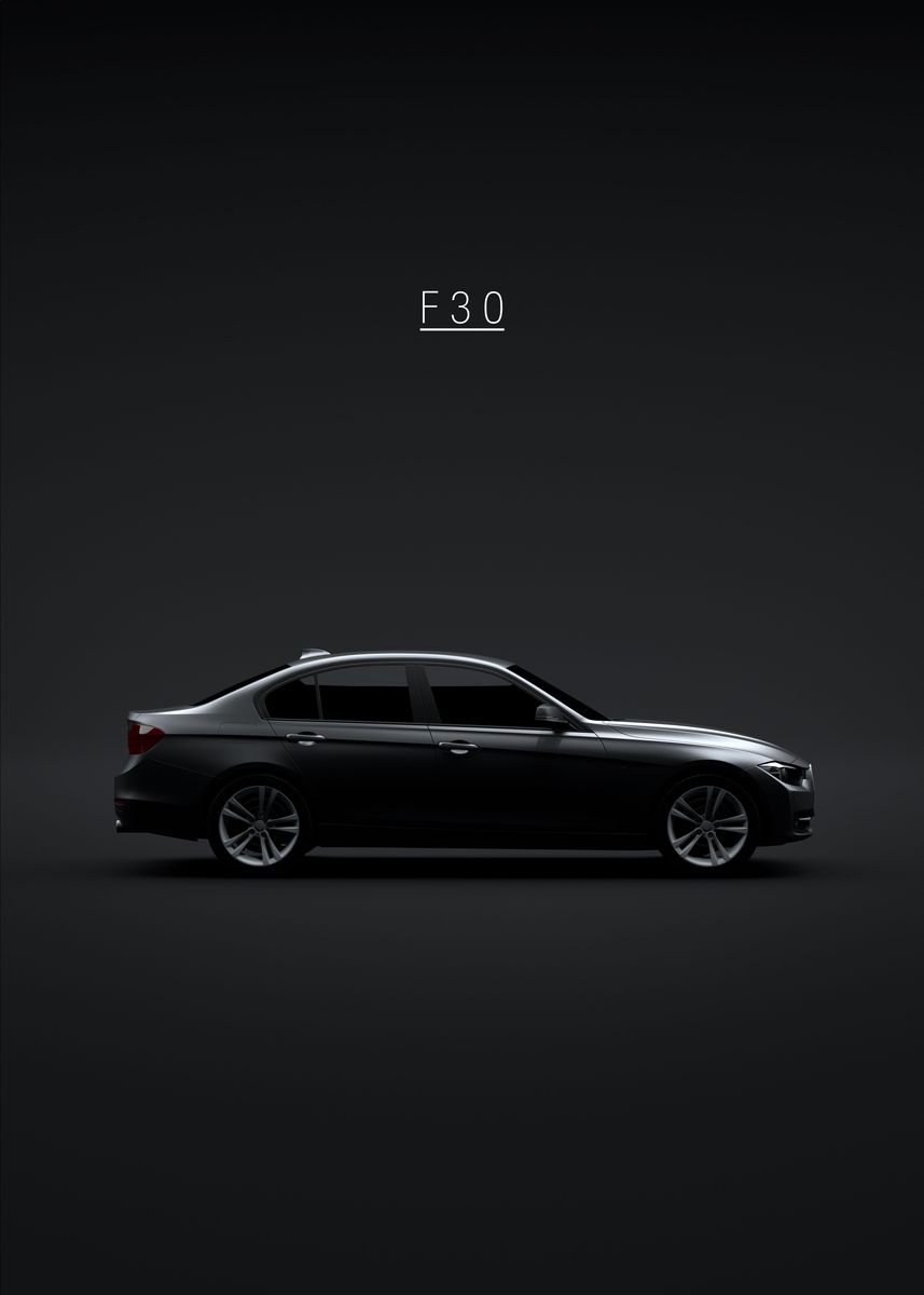 'BMW 3 F30 2013' Poster by 21 MXM | Displate