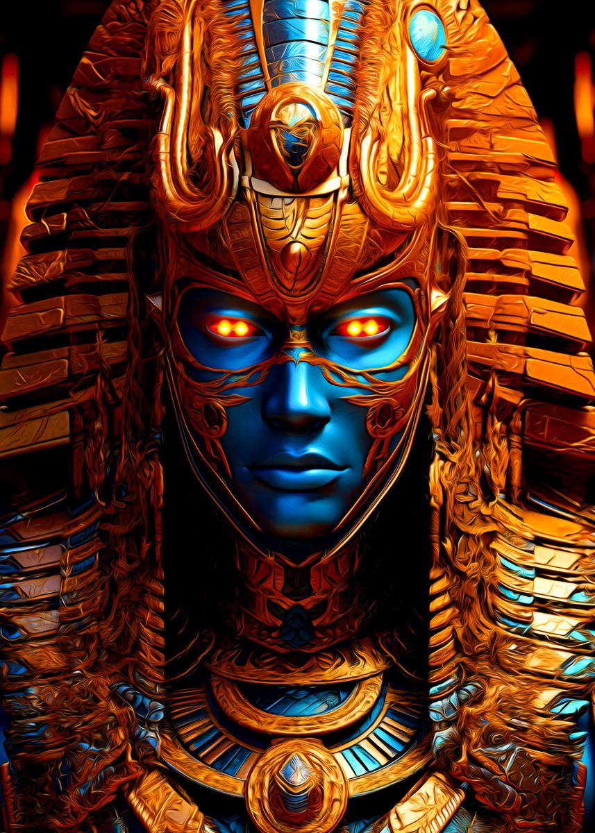 'Pharaoh' Poster by Ties Rosi | Displate