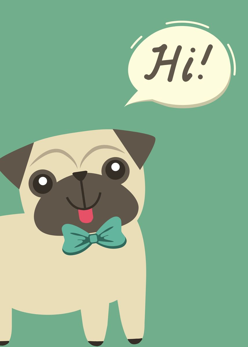 'DOG' Poster by Koni | Displate