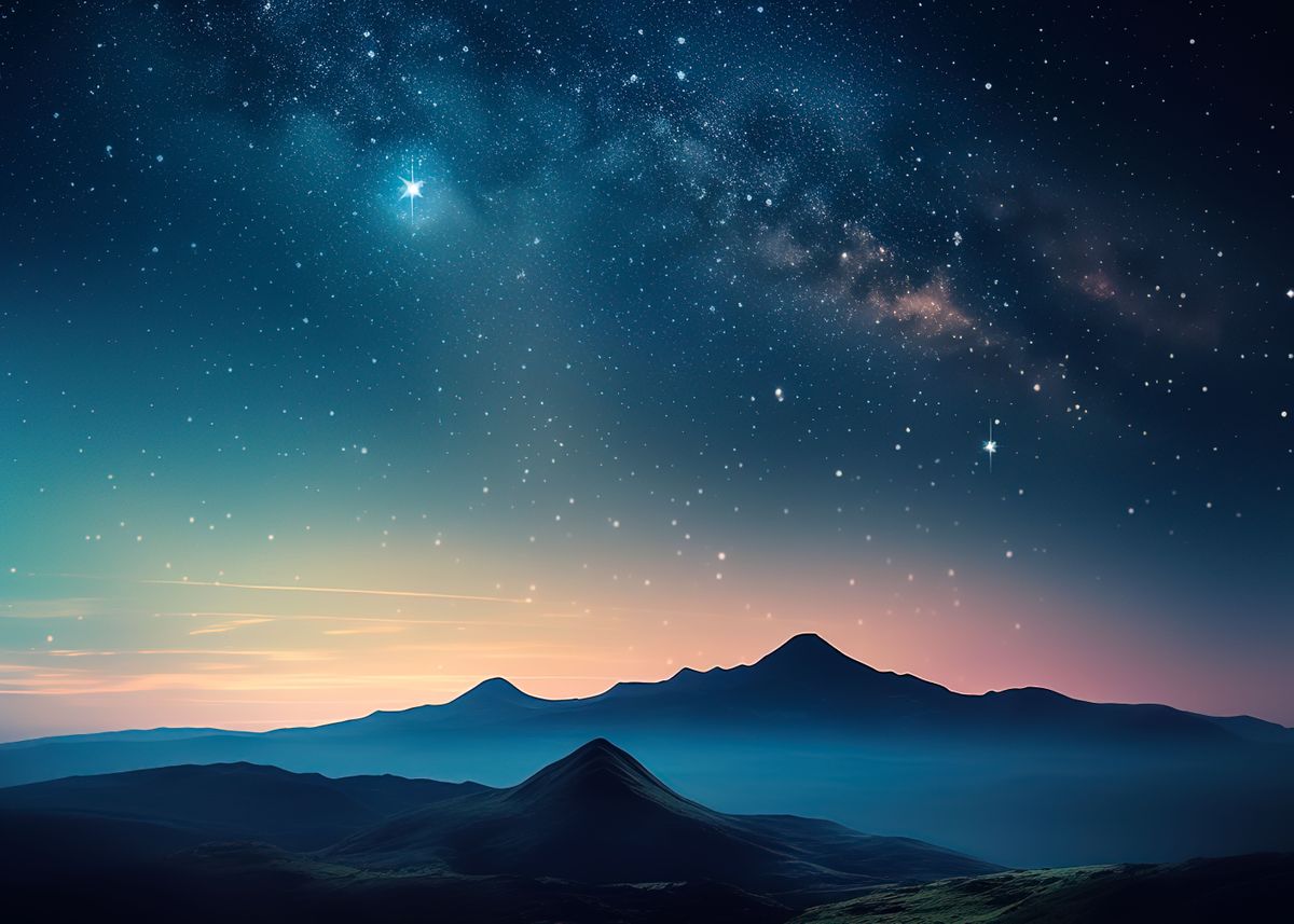 'Star Sky' Poster by Isla Daven | Displate