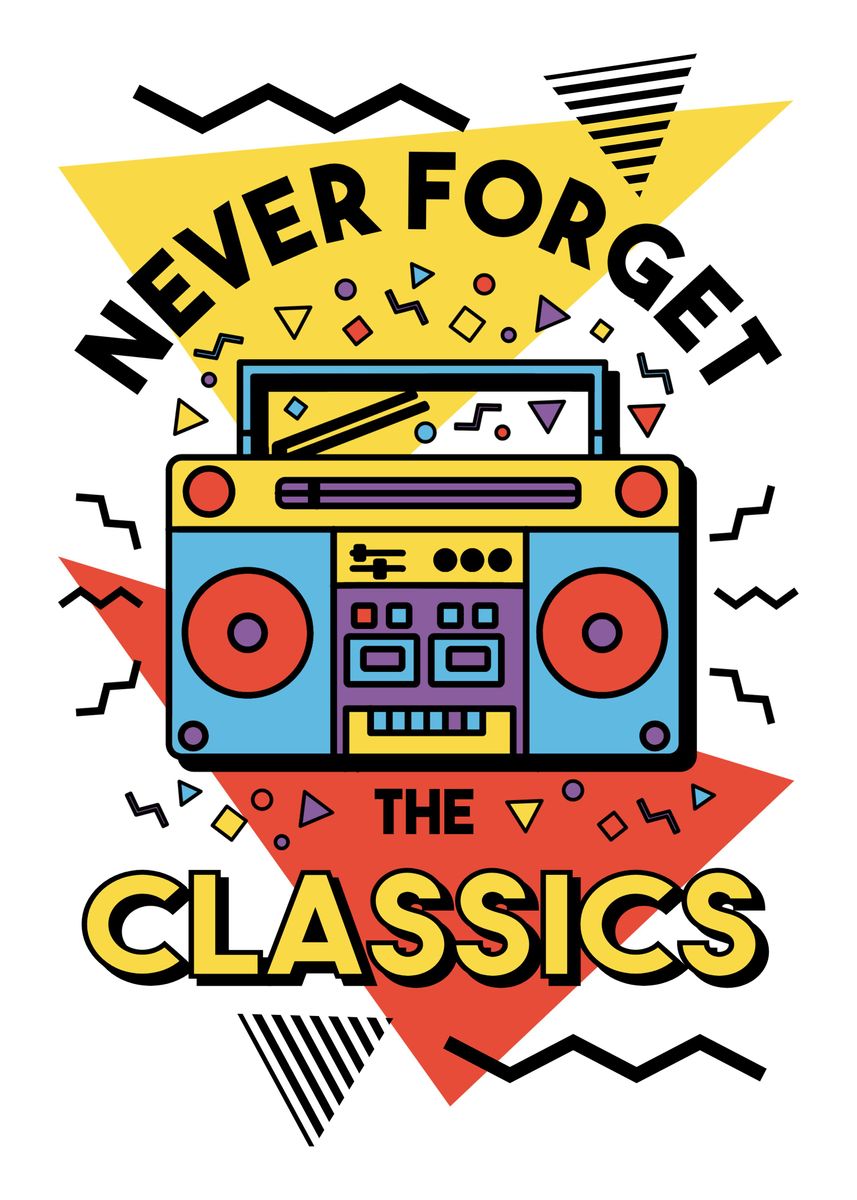 'Retro Music Player' Poster by Cool Worker | Displate