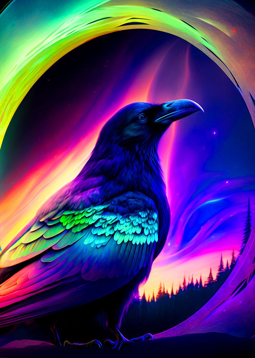 'Raven' Poster by Rane Acer | Displate