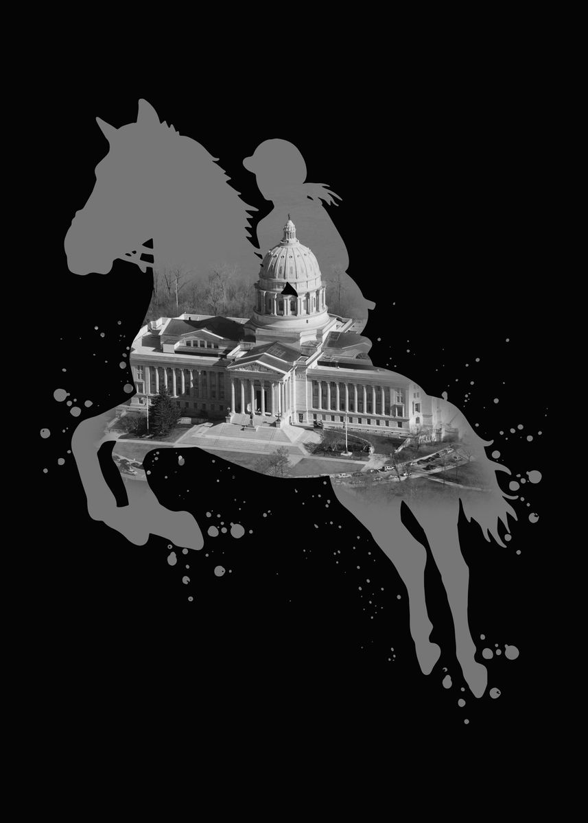 'Missouri State Capitol' Poster, picture, metal print, paint by Pierre ...