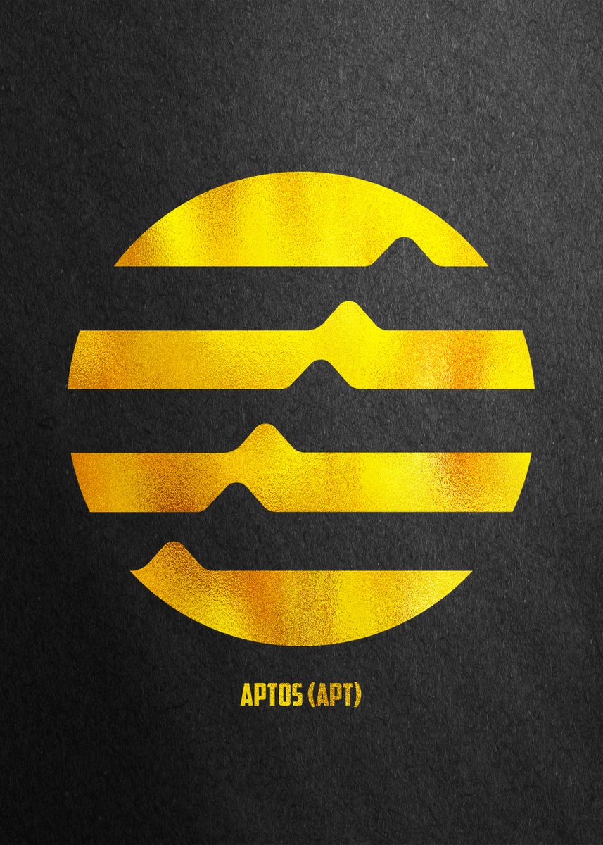 'Aptos Coin' Poster, picture, metal print, paint by Trending Music ...